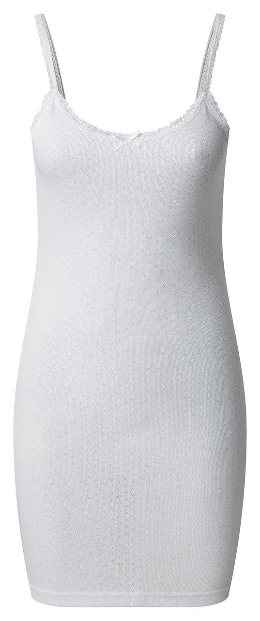 Thermal French Neck - White