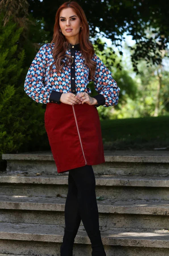 Kelila Skirt - Rust