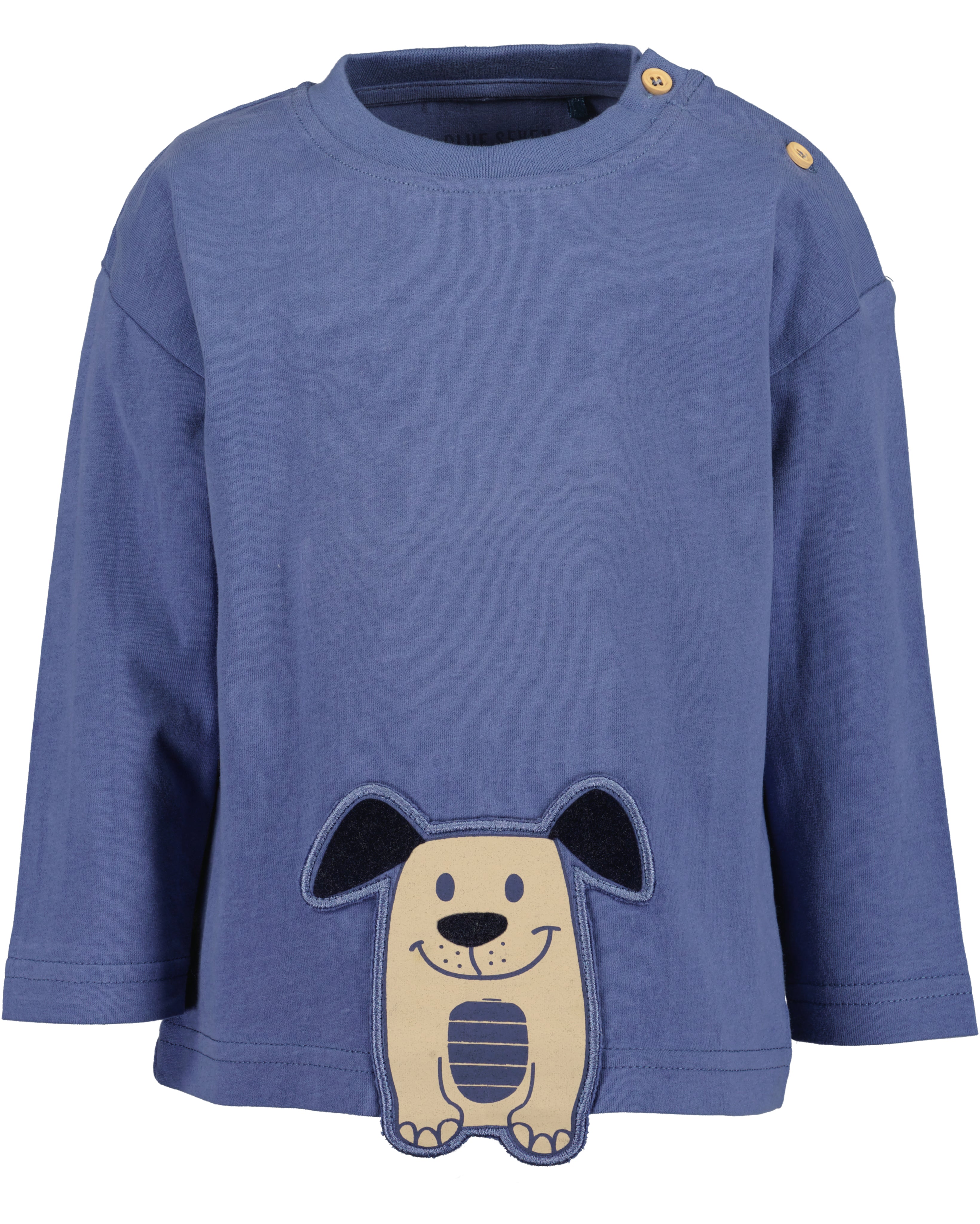 Animal Motif T-Shirt - Jeans Blue