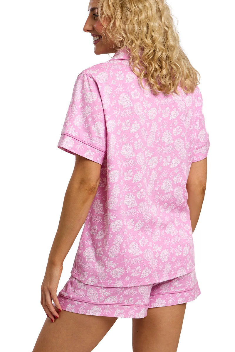 Pineapple Short Pyjama - Pink