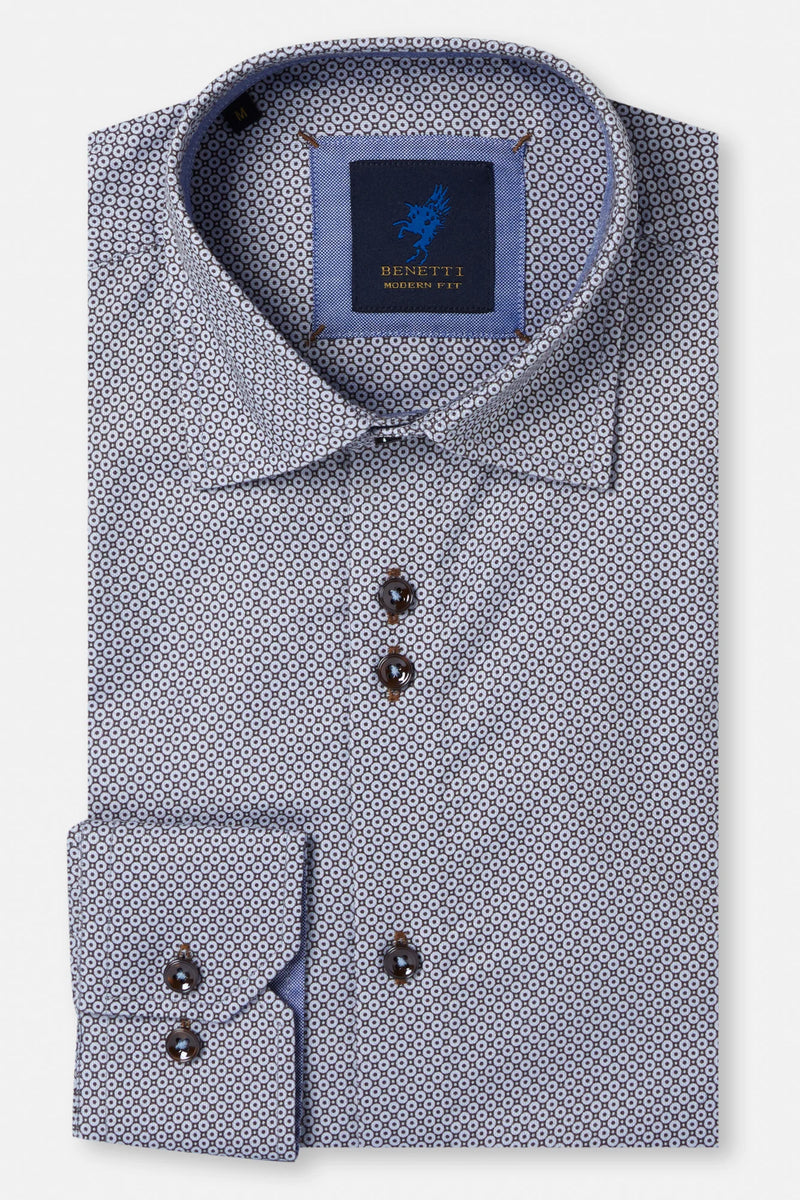 Maddison Long Sleeve Shirt - Dark Brown