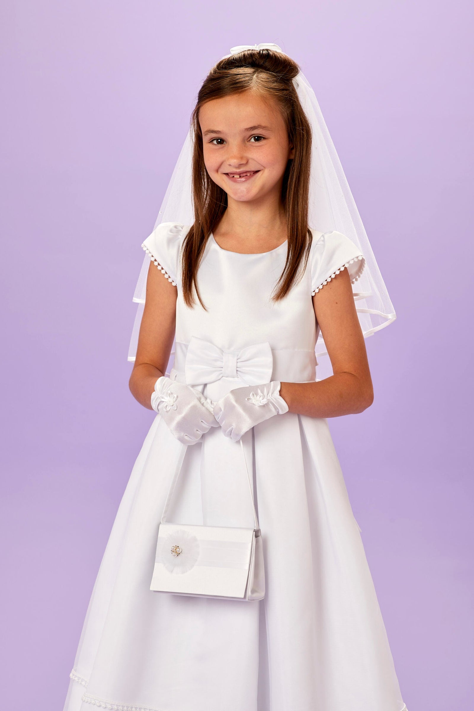 Lauren Communion Bag - White