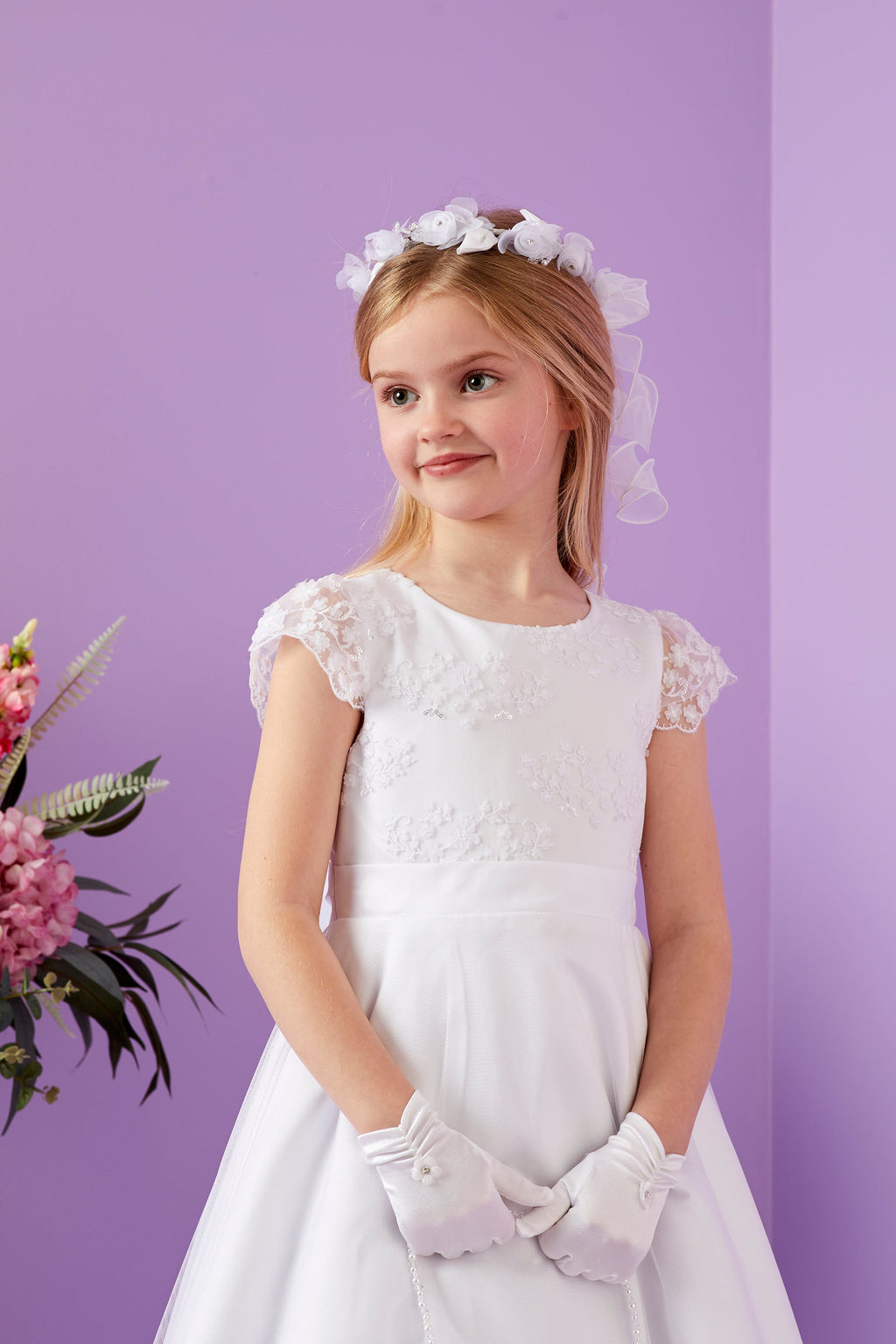 Summer Communion Dress - White