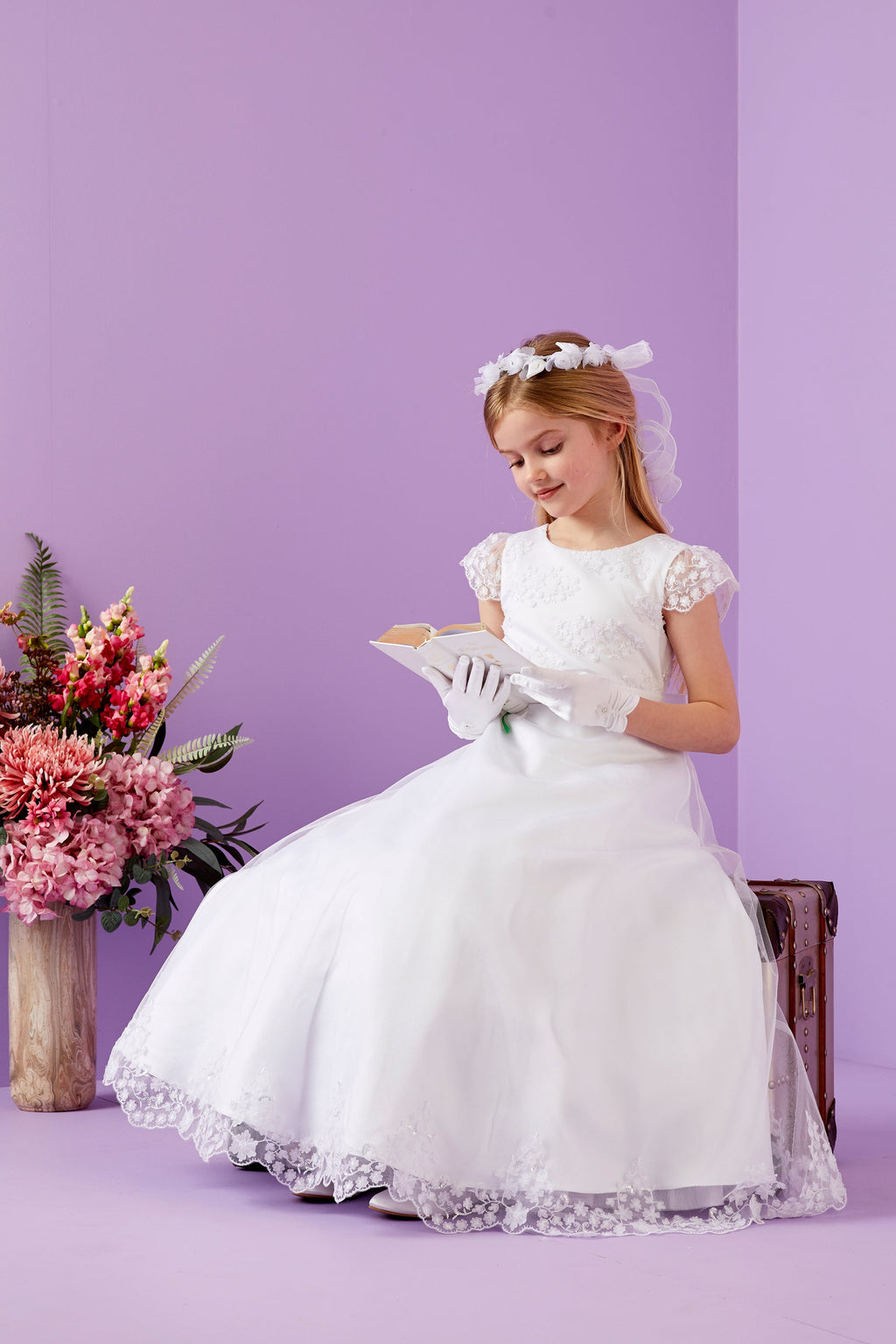 Summer Communion Dress - White