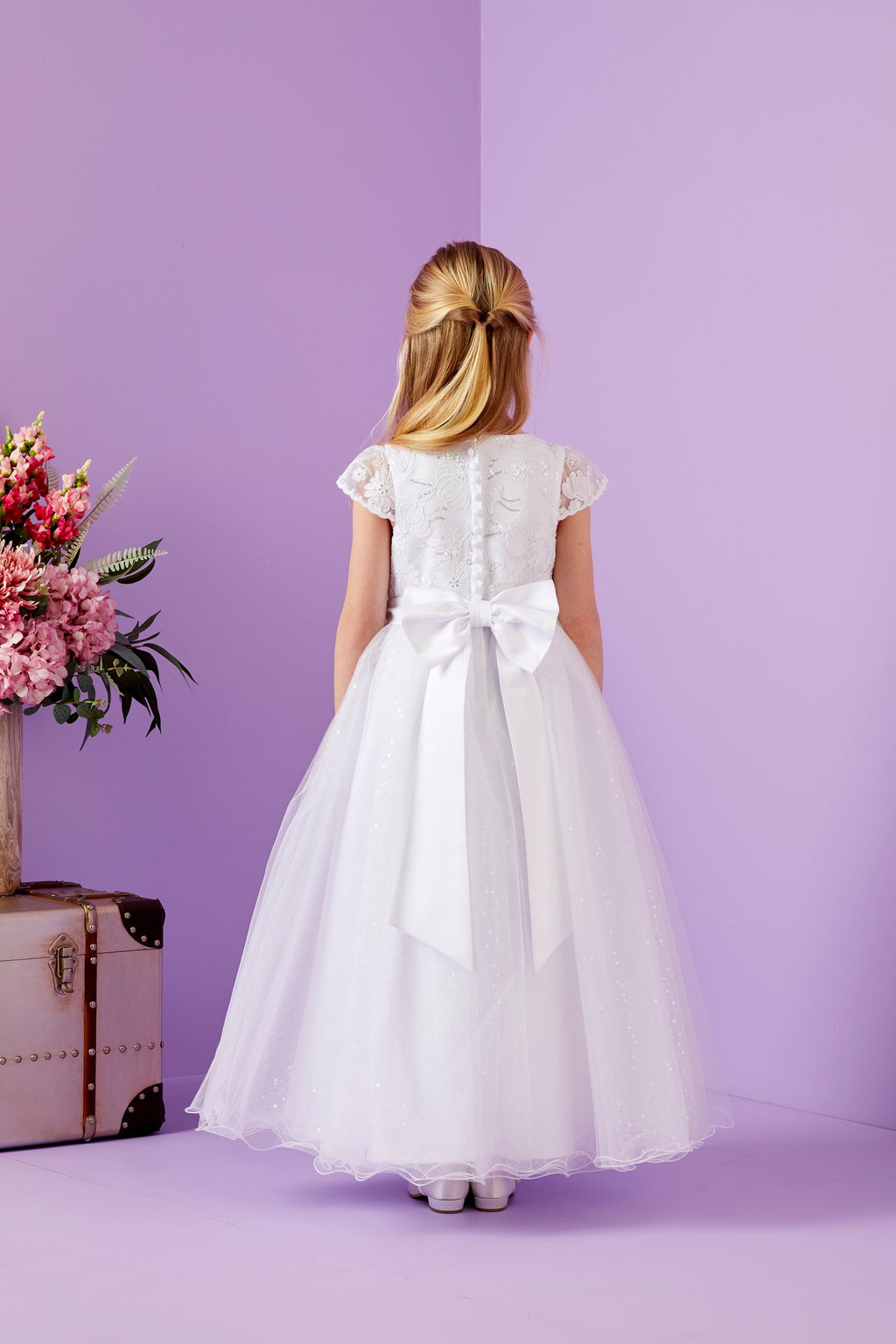 Lola Communion Dress - White