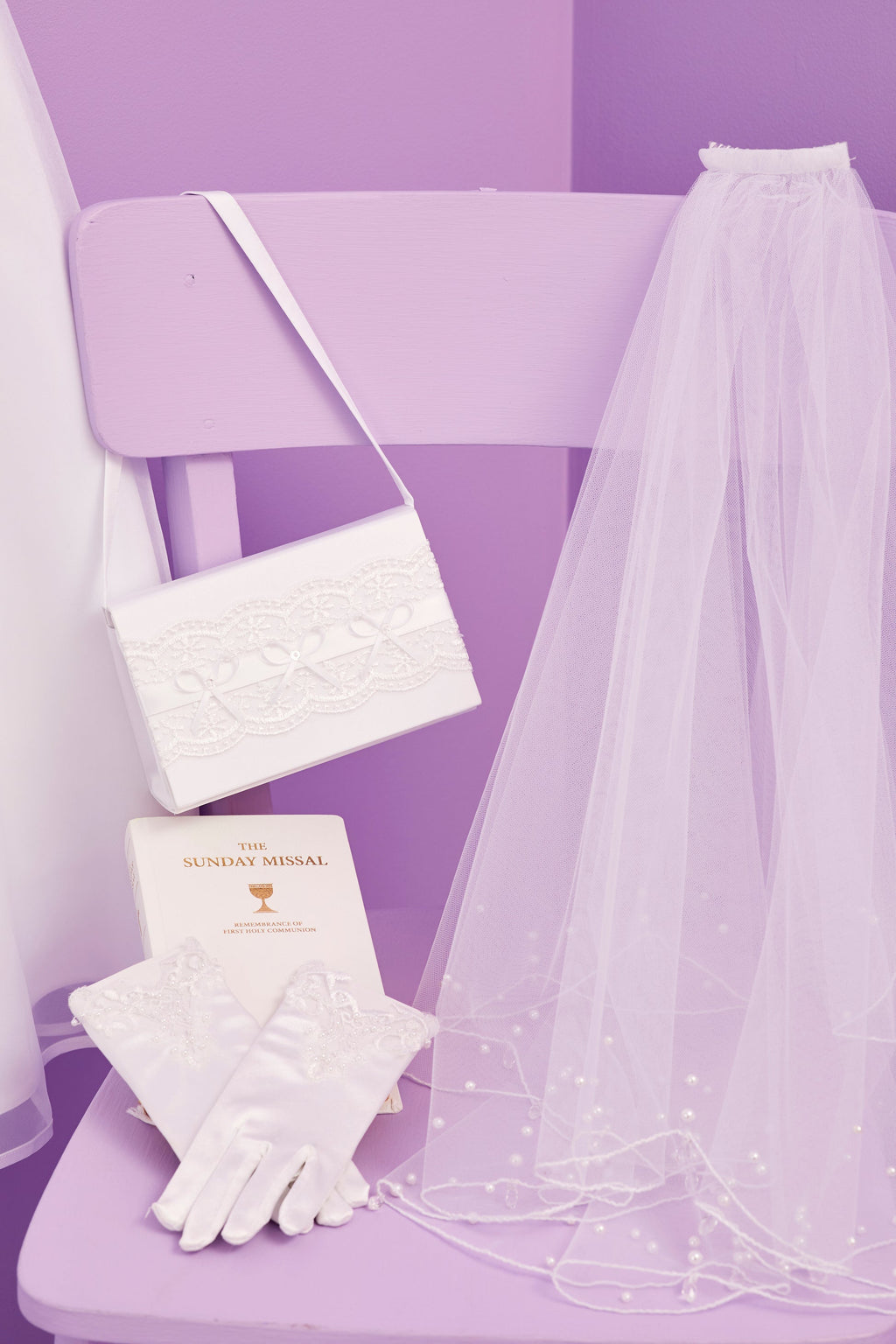 Fifi Communion Bag - White