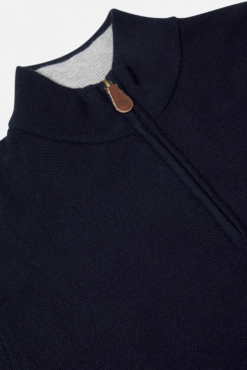 Quinn 1/4 Zip Jumper - Navy