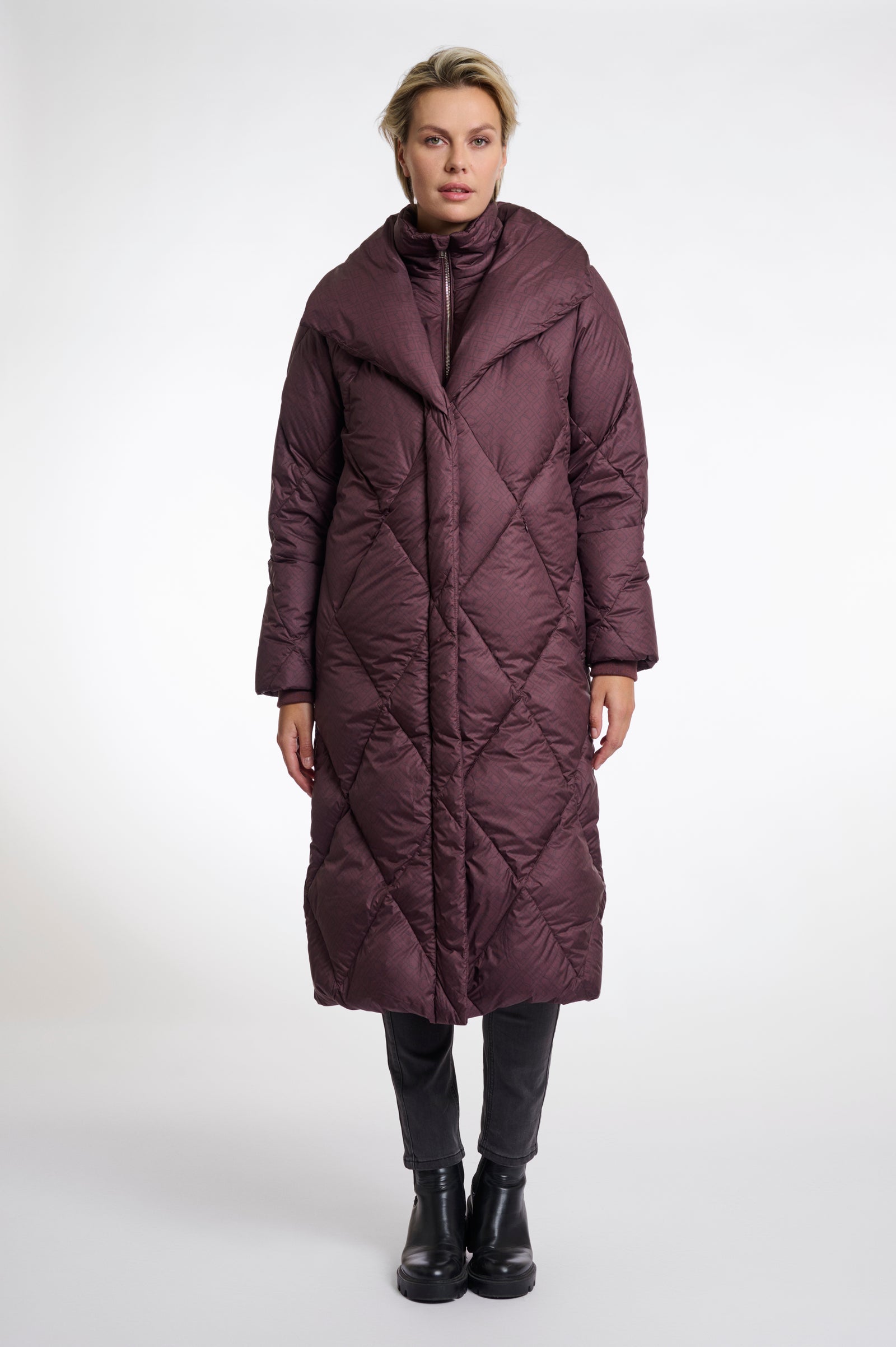 Heavy Padded Coat - Chocolate Bean Logo