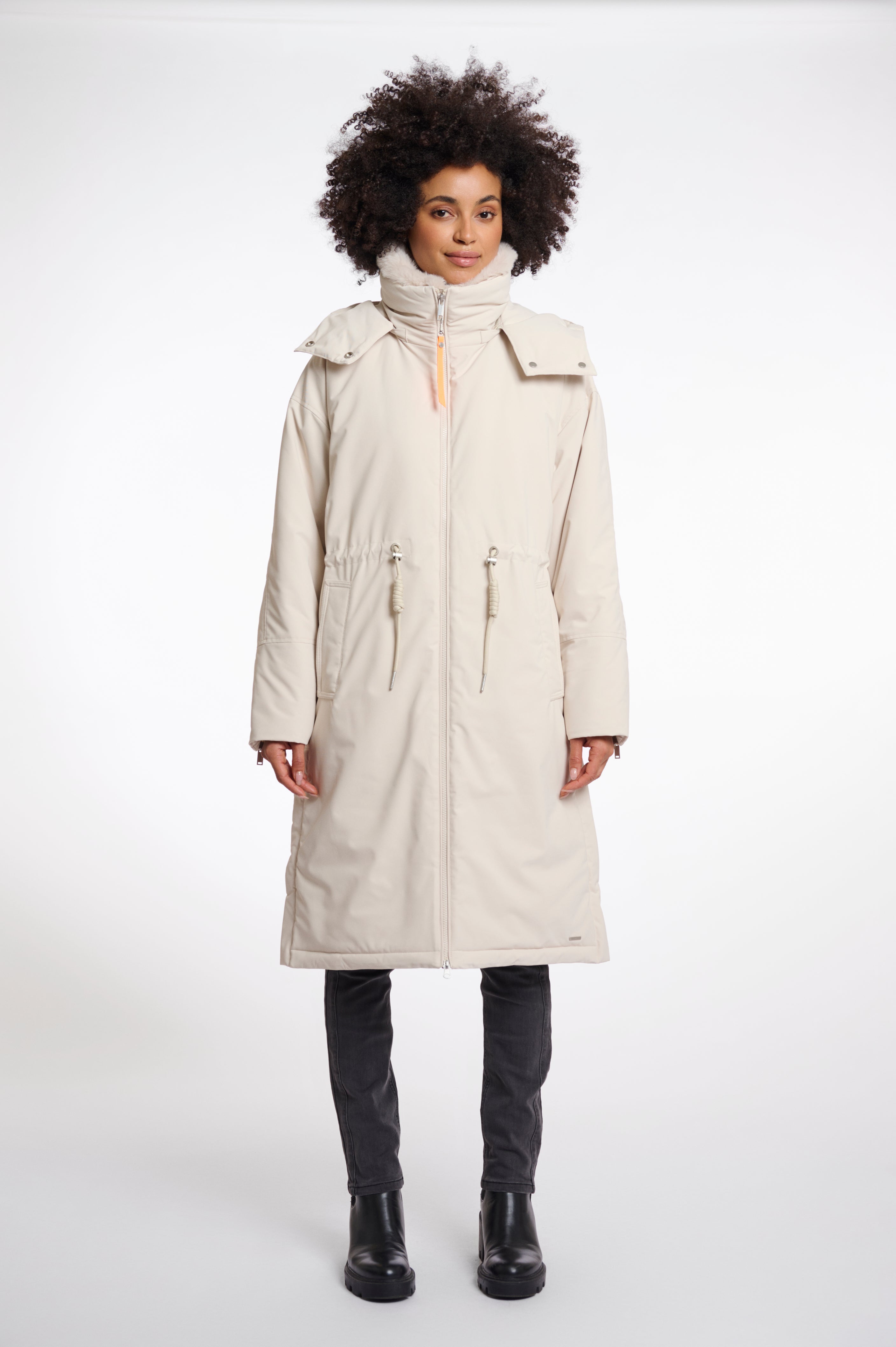Detachable Collar Jacket - Birch