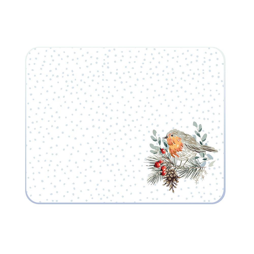 Christmas Robin Worktop Protector