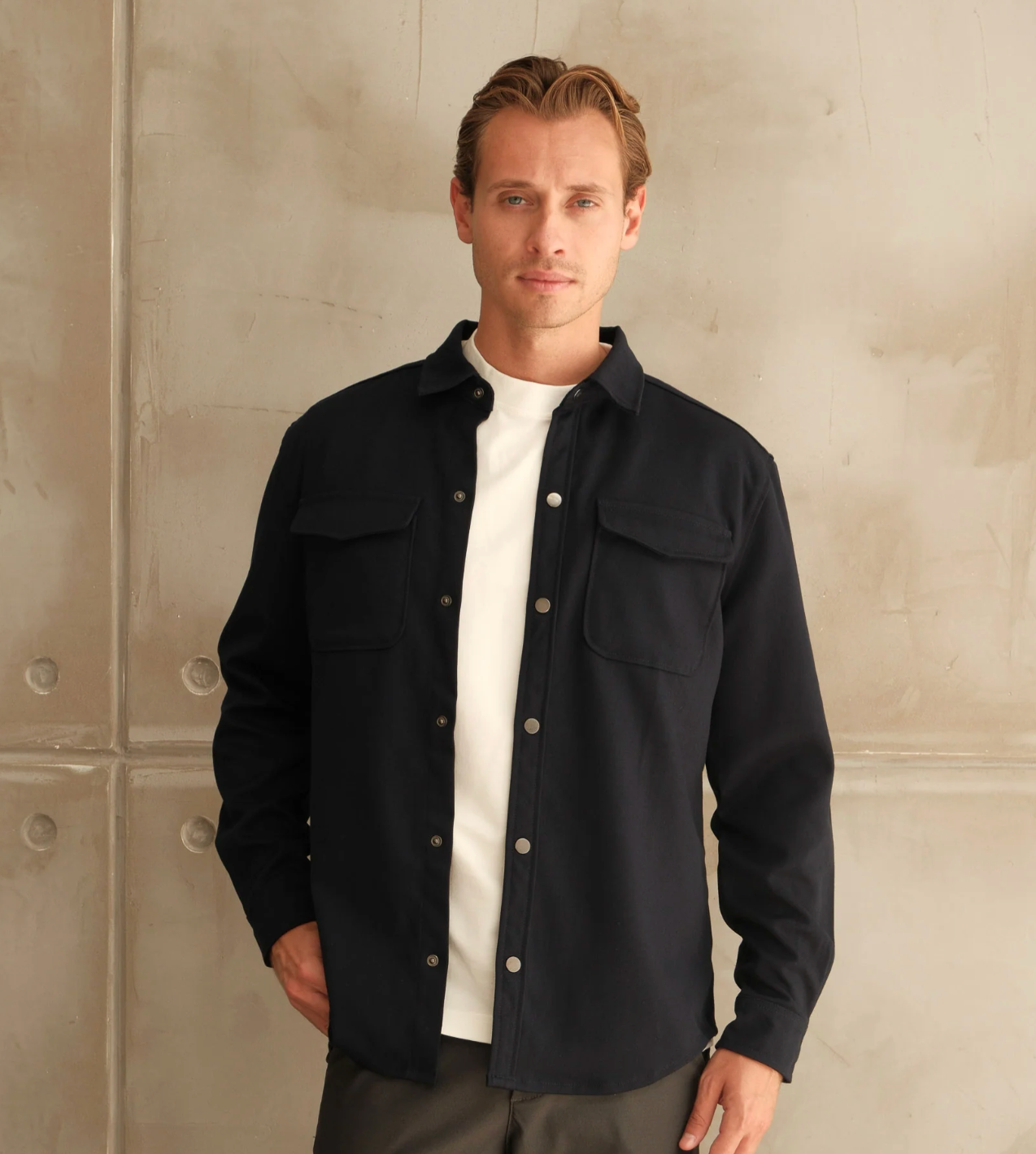 Mason Overshirt - Navy