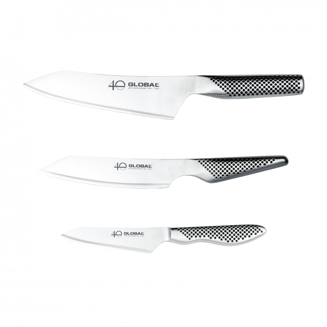 3 Piece 40th Anniversary Knife Set
