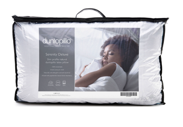 Serenity Deluxe Slim Latex Pillow