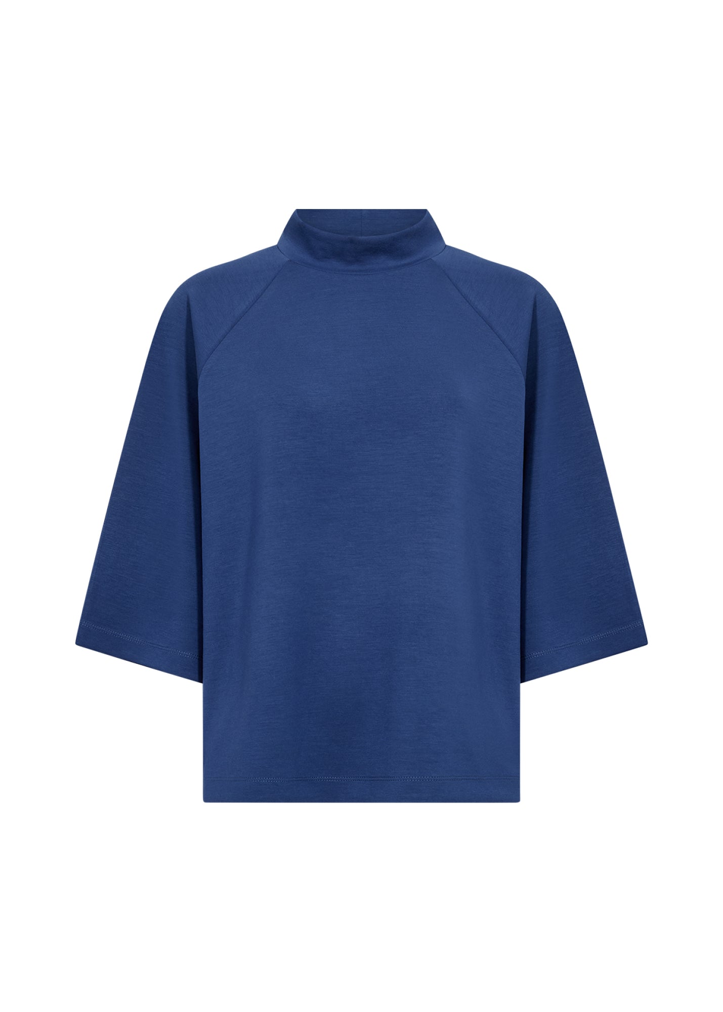 Banu 261 High Neck Blouse - Estate Blue