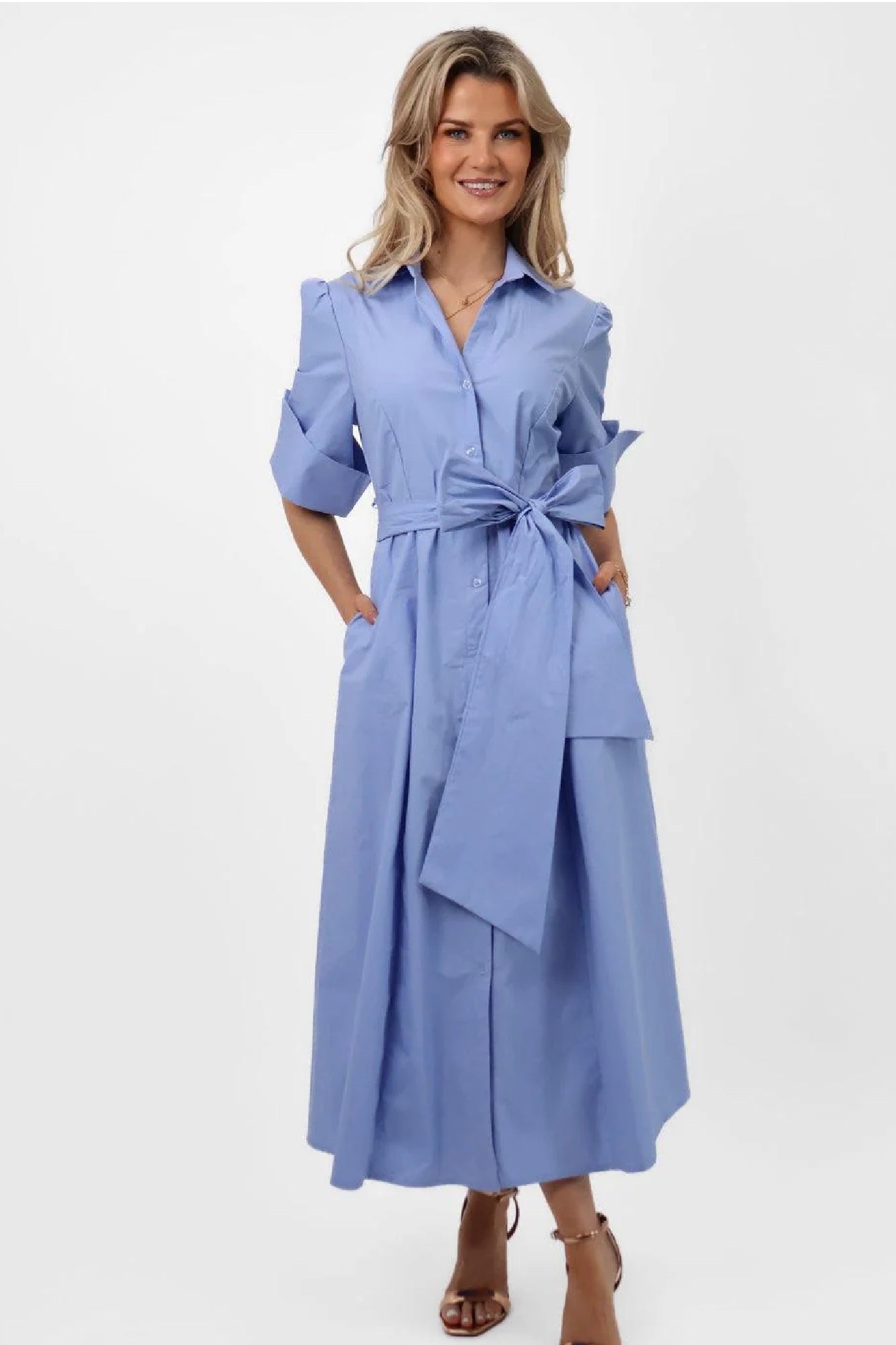 Whitney Dress - Blue