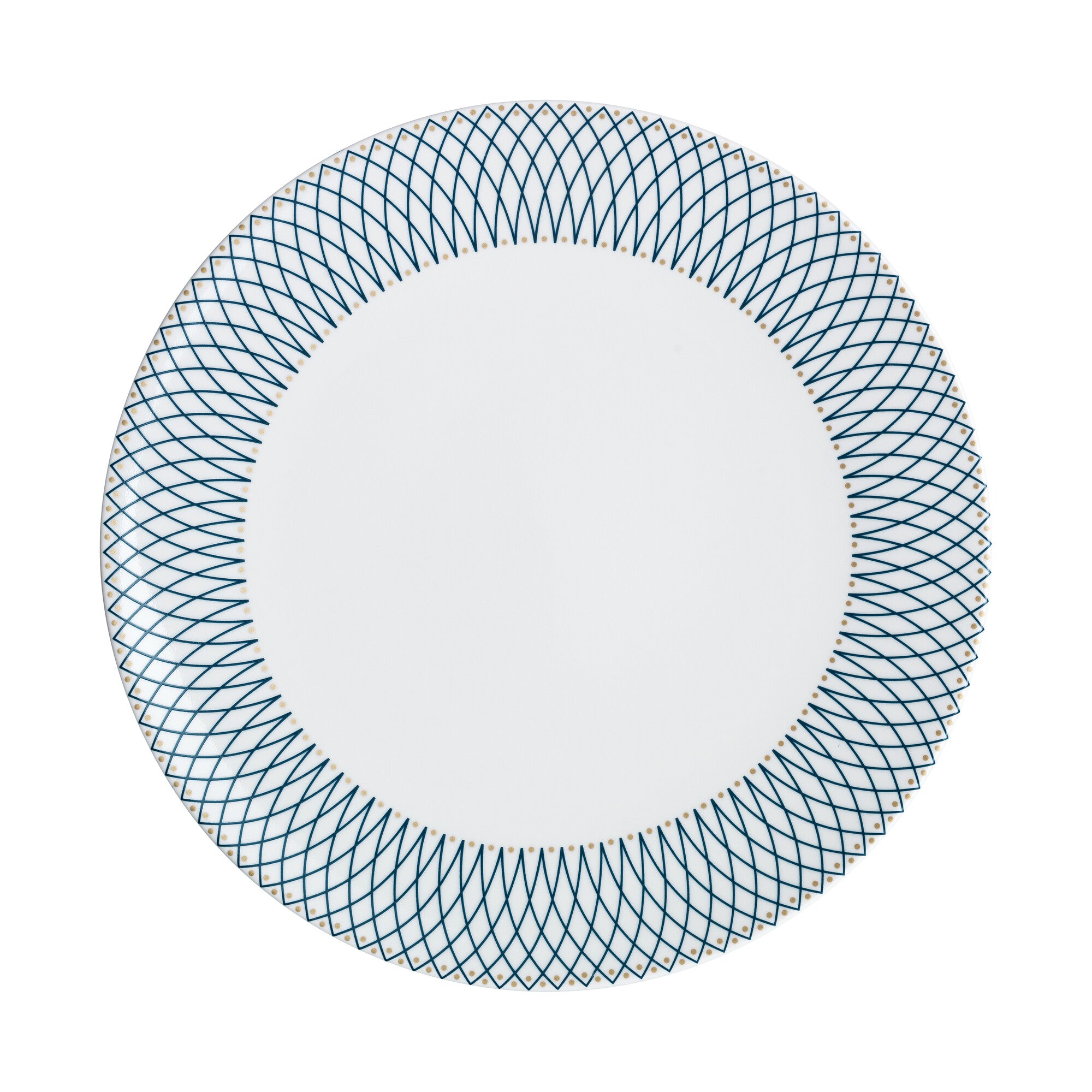 Porcelain Modern Deco Dinner Plate