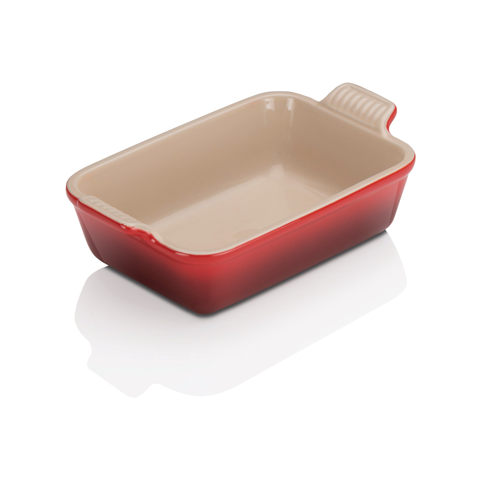 Stoneware Rectangular Dish 19cm - Cerise
