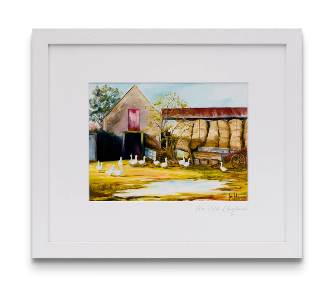 John Galvin Framed Print - The Old Haybarn