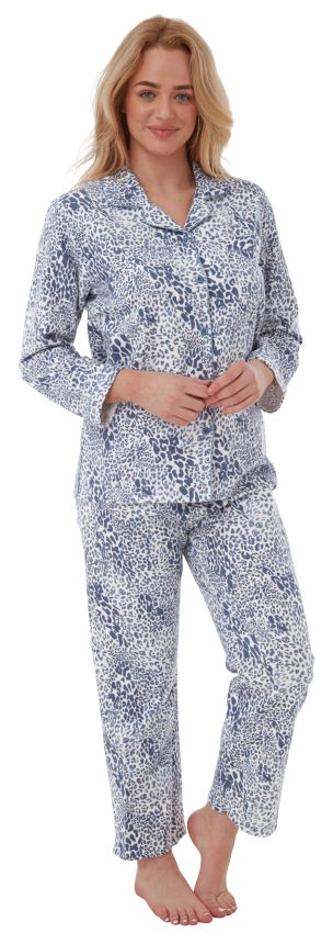 Animal Wincey Pyjama - Denim
