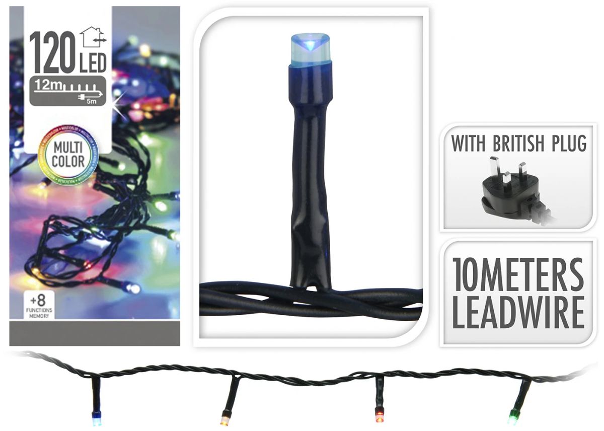 LED Lights 120 Multicoloured